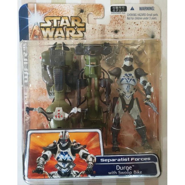 Star Wars Clone Wars Durge Figure with Swoop Bike (3.75" scale ...