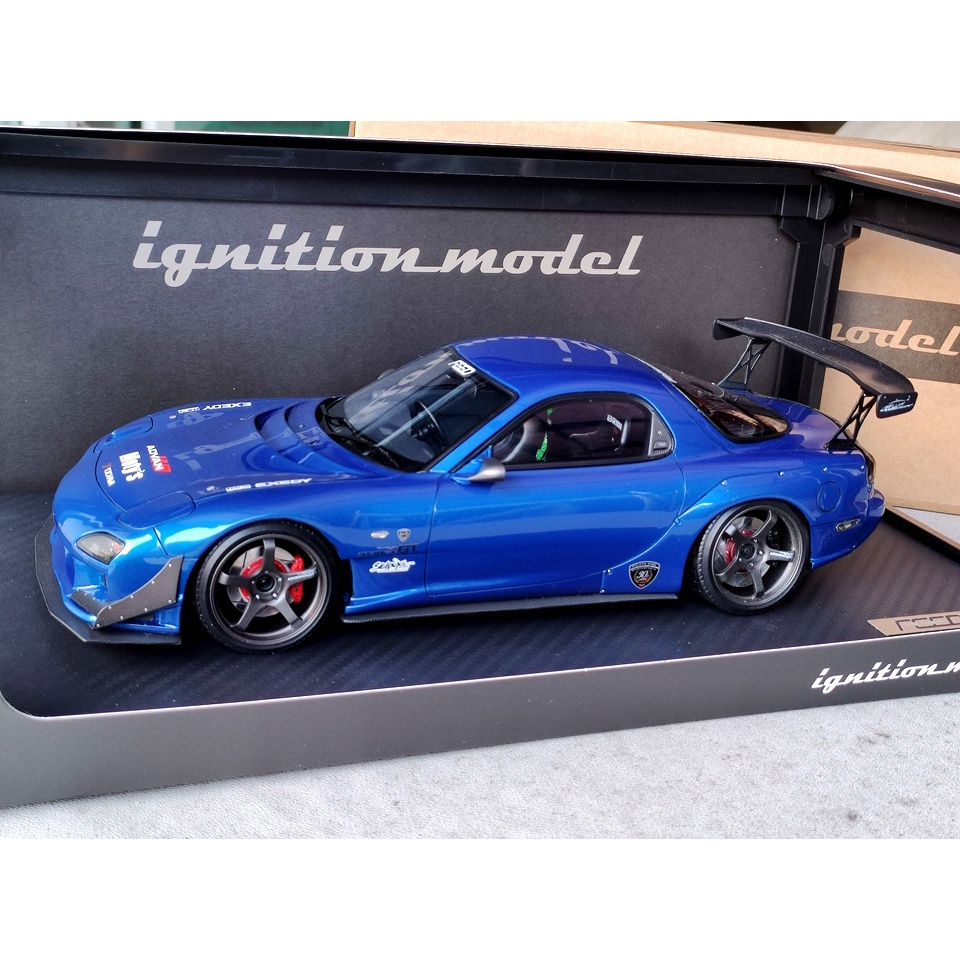โมเดลรถRX7 ignition Model Feed Mazda RX7 FD3s ขนาด สเกล scale 1:18 1/18 ราคา โมเดลรถของขวัญ ...