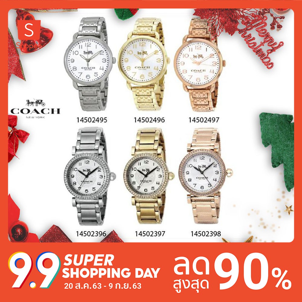 OUTLET WATCH นาฬิกา Coach OWC56 นาฬิกาข้อมือผู้หญิง โค้ช Brandname รุ่น ...