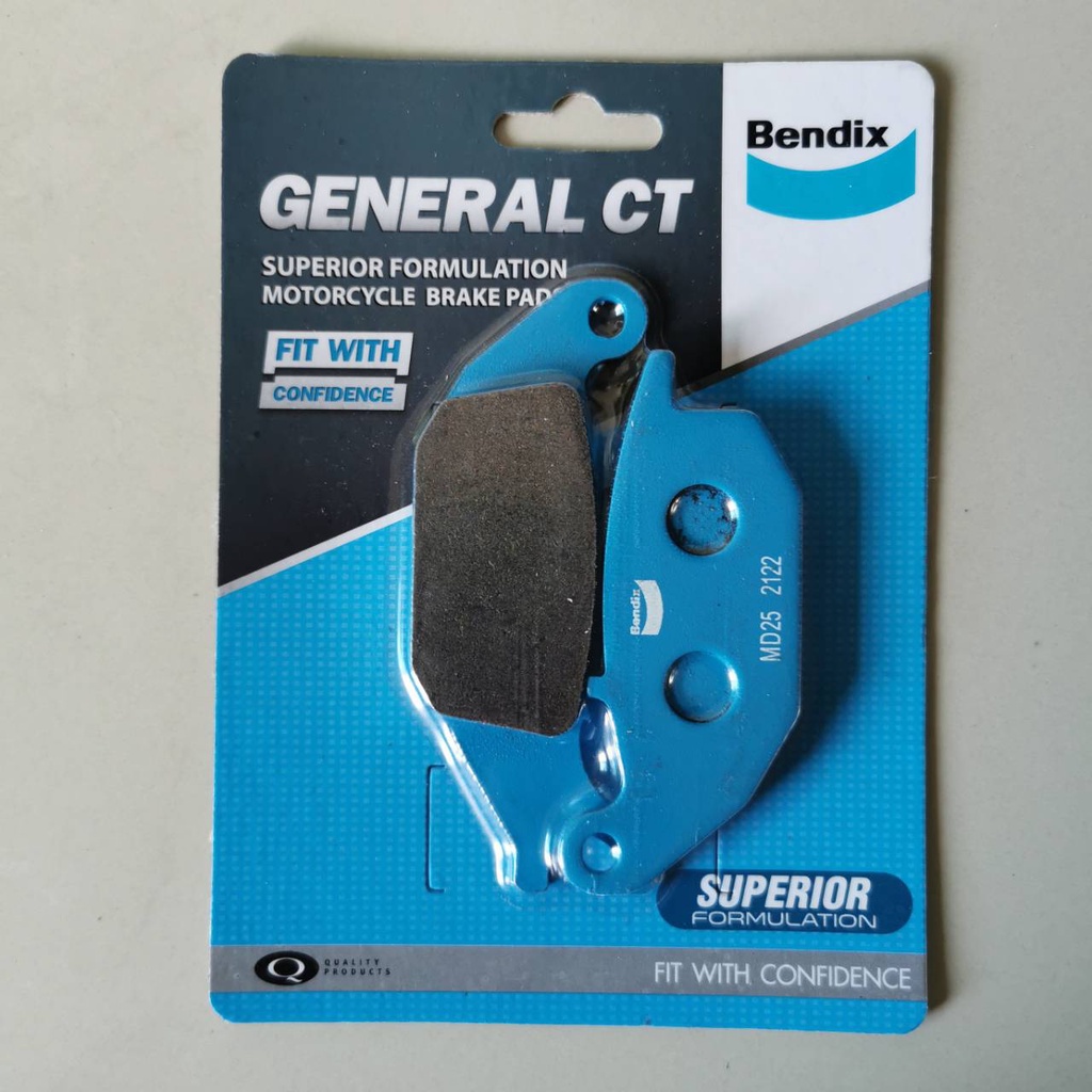 ผ้าเบรคหลัง Bendix MD25 - CBR150 (2004), Sonic, Nice125, CB400SE, MSX ...