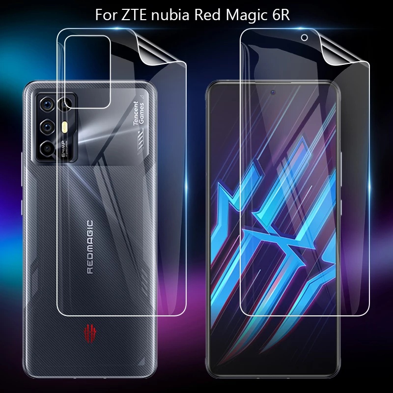 ฟิล์มไฮโดรเจล 3 In 1 สําหรับ ZTE Nubia Red Magic 6R 6S 6 Pro Clear Soft ...