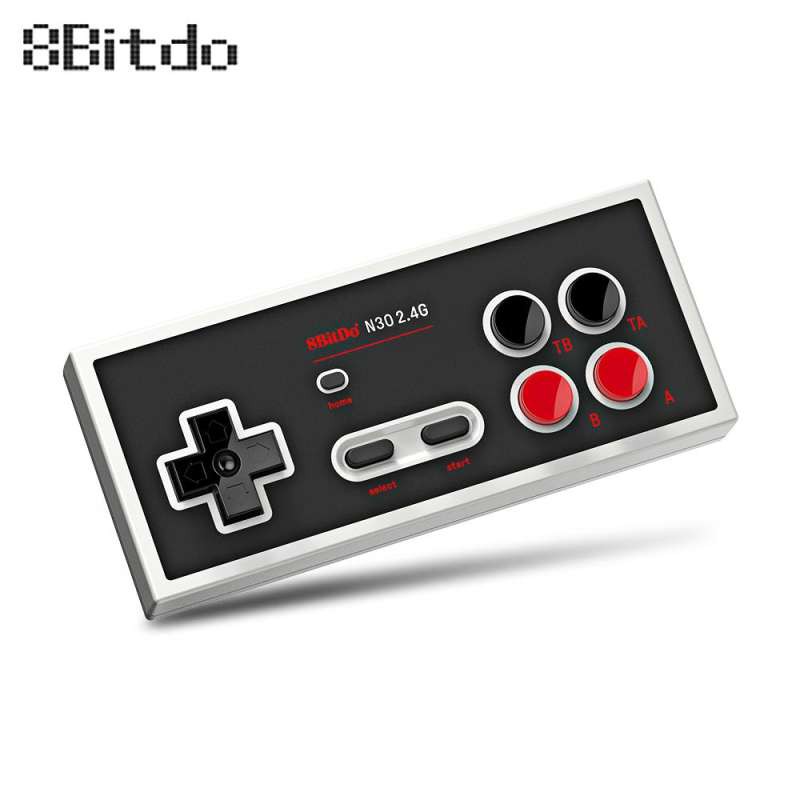 8bitdo N30 2 4g Retro เกมแพดคอนโทรลเลอร์ไร้สาย พร้อมตัวรับสัญญาณบลูทูธ