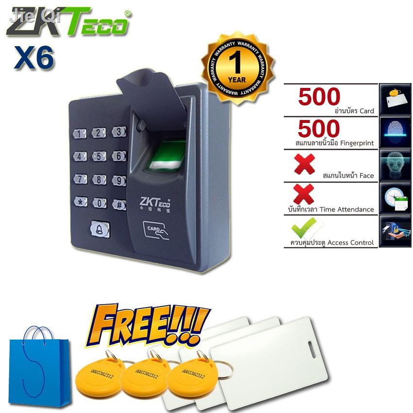 ZkTeco X6 เครื่องสแกนนิ้วและทาบบัตรเปิดประตูด้วยคีย์การ์ดหรือบัตร MiFare Access Control รับ ...