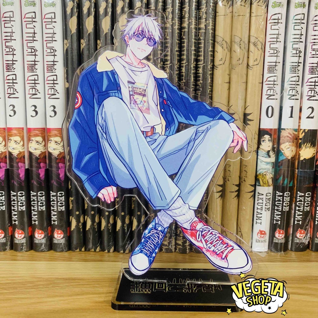 Standee อะคริลิค Mica 2 ด ้ านรูปปั ้ น Jujutsuuka Itadori Sukuna Gojo ...