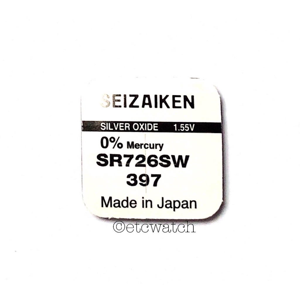 พร้อมส่ง> ถ่านกระดุม Seizaiken SR726SW / 397 / 726 1 ก้อน | Shopee Thailand