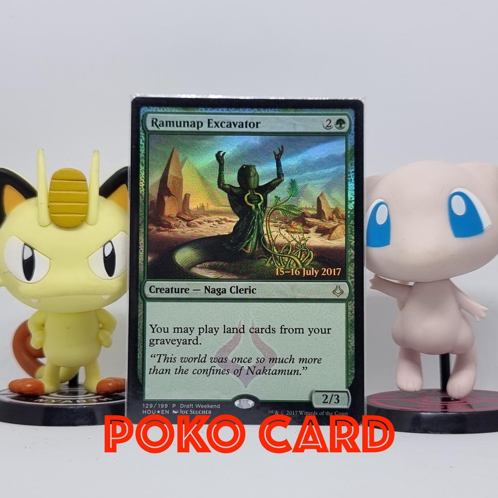 Ramunap Excavator (Draft Weekend Foil) การ์ด Magic The Gathering ของแท้ ...