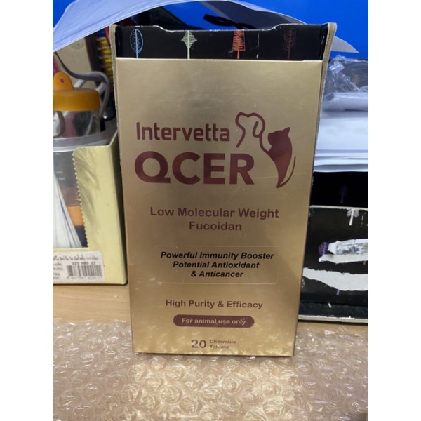 QCER Intervetta 20 cap เสริมภูมิคุ้มกัน มะเร็ง | Shopee Thailand