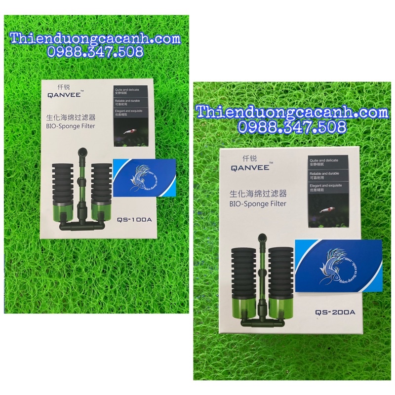 Double Bio Filter QS-100A & QS-200A | Shopee Thailand
