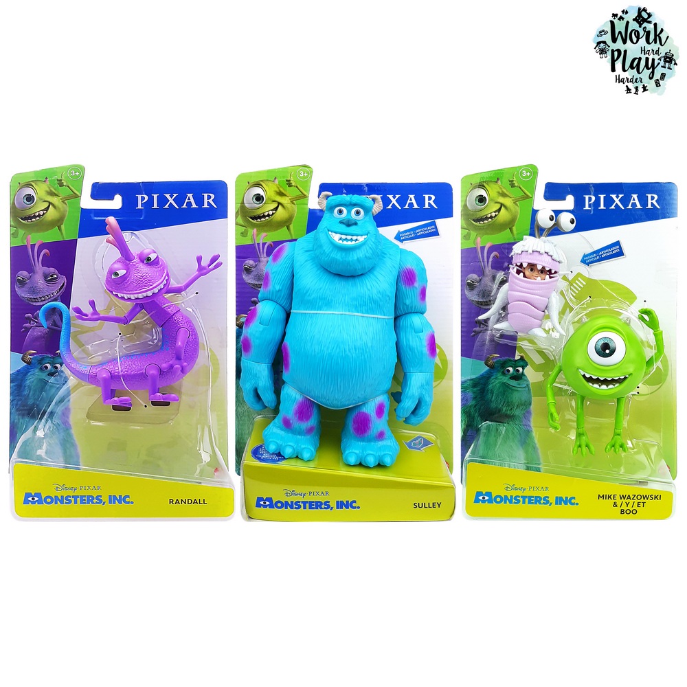 Disney PIXAR Monsters, Inc. Action Figure Set ดิสนีย์ พิกซาร์ มอนสเตอร์ ...