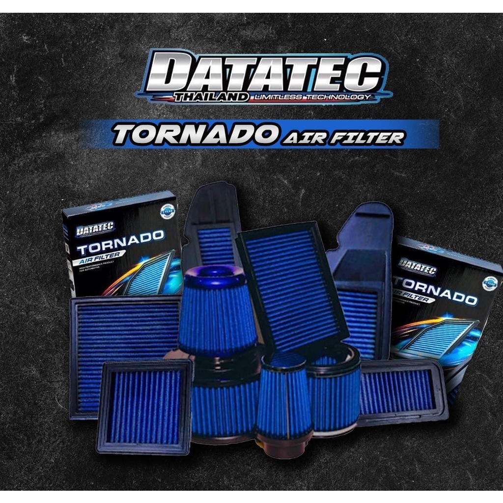 [Nissan] กรองอากาศรถยนต์ Datatec Tornado สามารถถอดล้างได้ ของแท้ 100% | Shopee Thailand