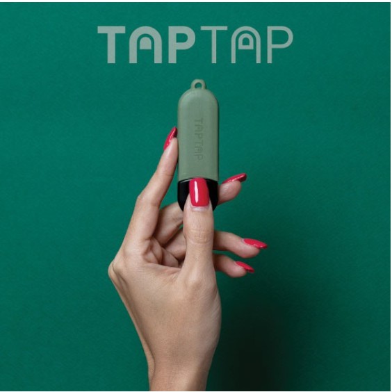 แท่งกดปุ่มอนามัย TAPTAP สีเสจ (เขียวทึบ) (แถมฟรี ตัวเกี่ยวและสายคล้องคอ ภายในกล่อง) | Shopee ...