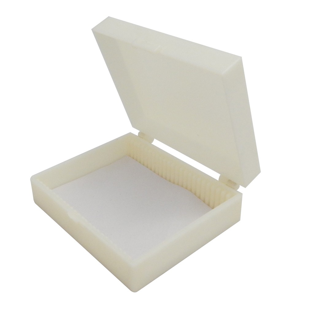 กล่องเก็บแผ่นสไลด์จำนวน 25 แผ่น (Microscope Slide Box 25pcs) | Shopee ...