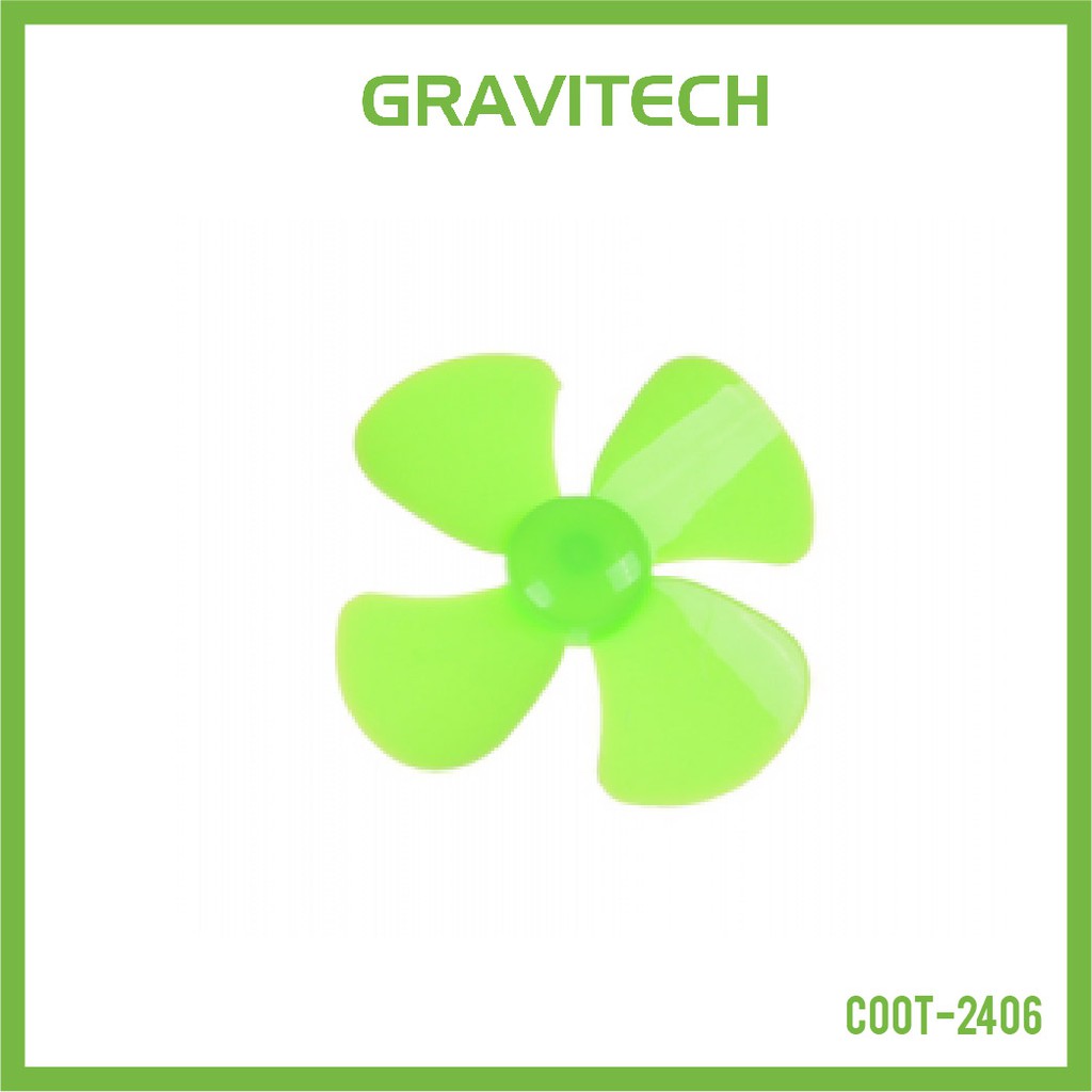 [Gravitechthai]80mm Fan Propeller Blade with 2mm Shaft - Green | Shopee ...
