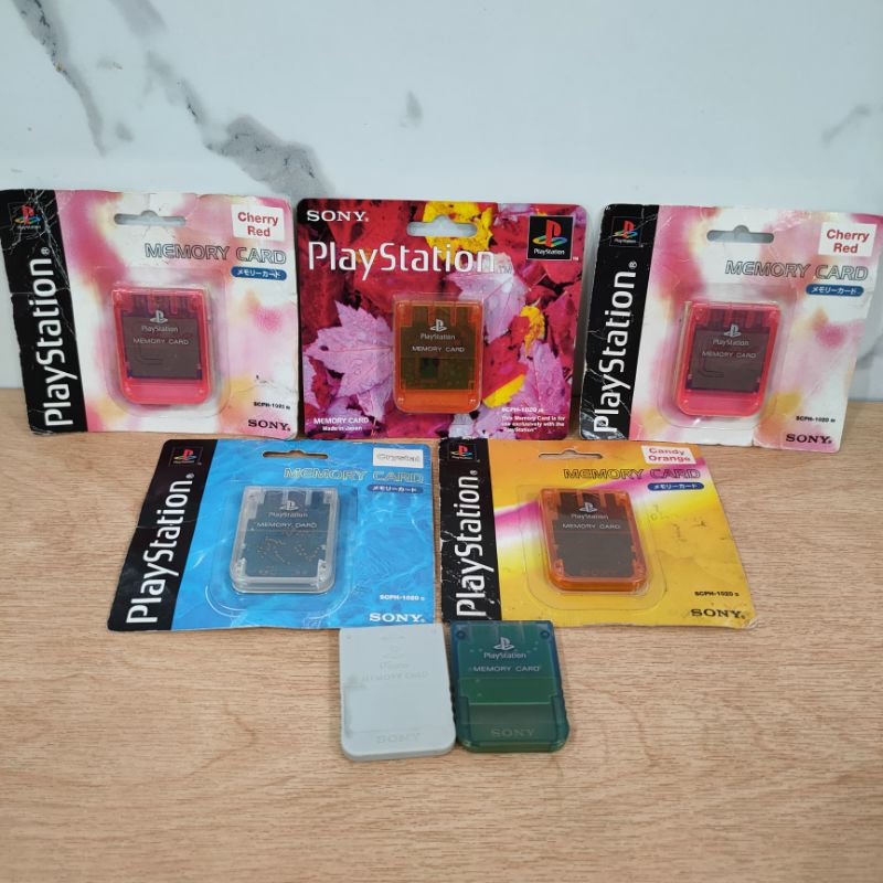 #PS1 Memory Card เมมโมรี่การ์ด เพลย์สเตชั่นหนึ่ง ของใหม่มือหนึ่งในแพค งานเก่าเก็บ และมือสอง 50 ...