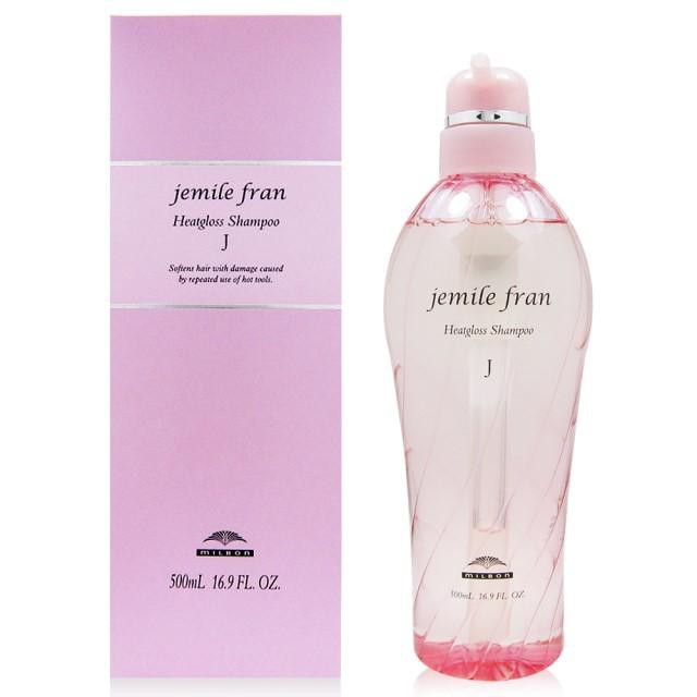 Milbon Jemile Fran Heat Gloss Shampoo 500ml - J for coarse hair แชมพู ...
