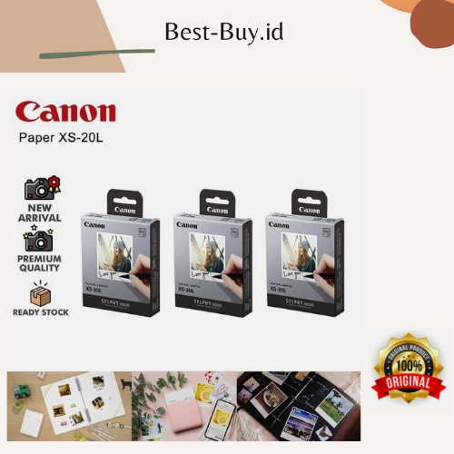 Canon SELPHY SQUARE Paper CONTENTS 20 แผ่น PLUS หมึก | Shopee Thailand