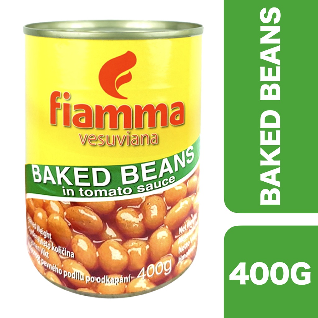Fiamma Vesuviana Baked Beans in Tomato Sauce 400g ++ ไฟมมาวีสุเวียนา ...