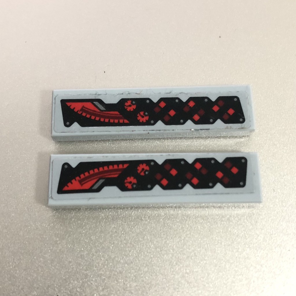 Lego part (ชิ้นส่วนเลโก้) No.2431 / 91143 / 35371 Tile 1 x 4 (sticker ...