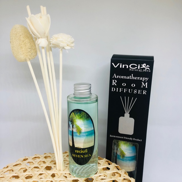 Papachu เซทน้ำมันหอมฯเซเว่นซี+ก้านไม้ดูดน้ำหอม | Shopee Thailand