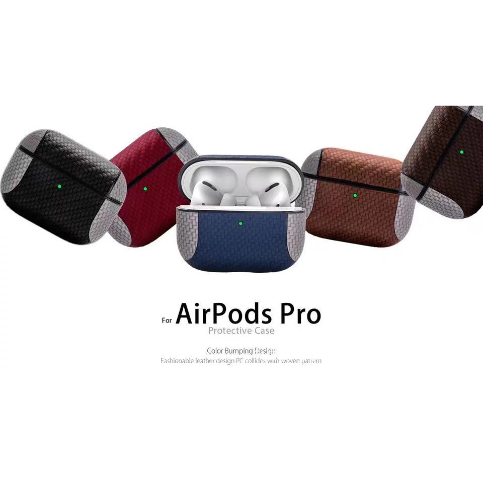เคสปลอกหนัง PU ลาย Airdods Pro หูฟังบลูทูธ ไร้สาย สำหรับ Apple รุ่นสาม ...