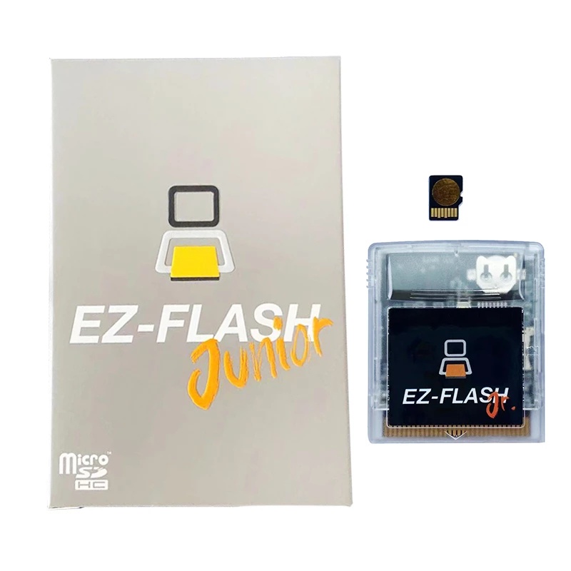 EZ-Flash Junior การ์ดตลับเกมแบบกำหนดเองสำหรับ Gameboy DMG GB GBC GBP การ์ดเกมคอนโซลรองรับนาฬิกา ...