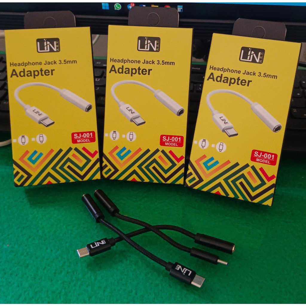 ตัวแยกสัญญาณ AUDIO LINARY TYPE-C SJ-001 | | Shopee Thailand