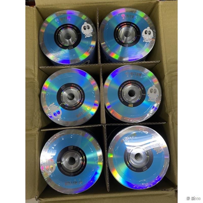 CD-R เปล่า 50 แผ่น cd-r ritek การ์ตูน CD-R RECORDDABLE 52X 80min ความจำ 700MB | Shopee Thailand