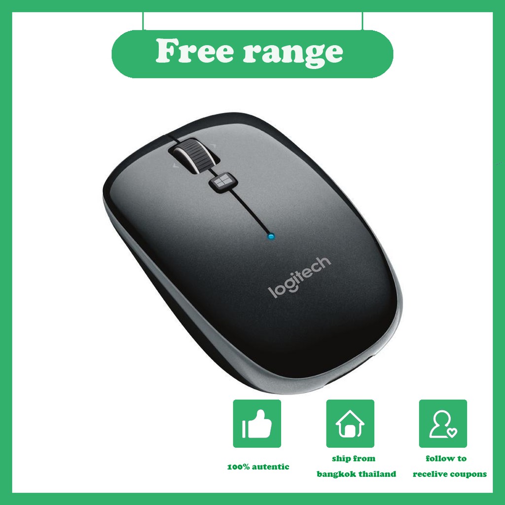 Logitech M557 Bluetooth Mouse สีดำ ประกันศูนย์ 1ปี ของแท้ (Dark Grey ...