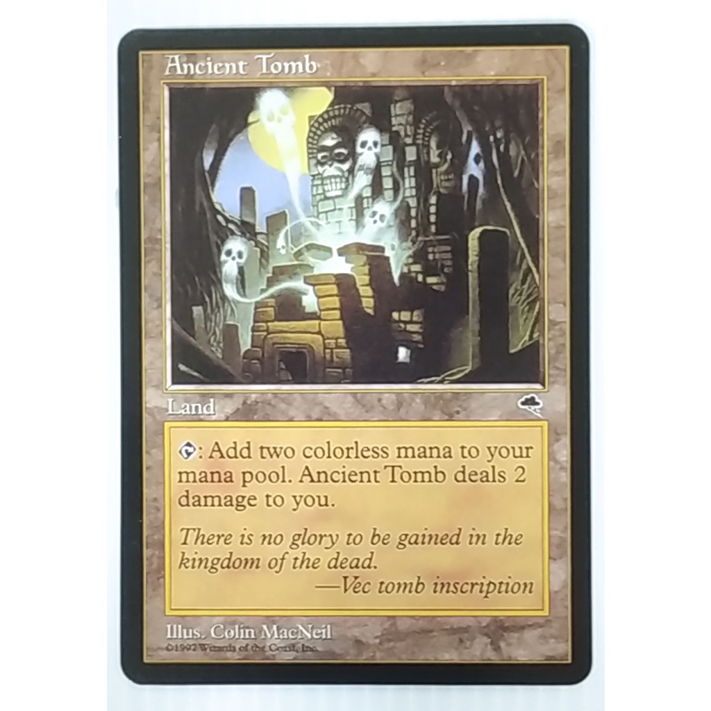 MTG Card Blue Core - Land - Ancient Tomb (Magic: The Gathering ...
