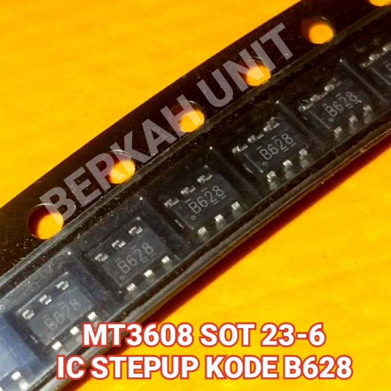 Mt3608 STEPUP 6 PIN SMD รหัส B628 S35B REPLACEMENT STI3508 | Shopee Thailand
