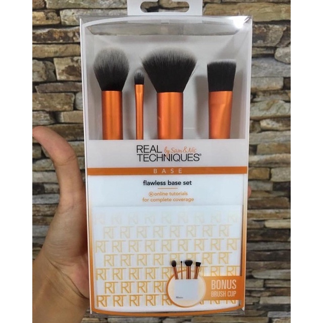 Real Techniques Flawless Base Set (4pcs) | Shopee Thailand