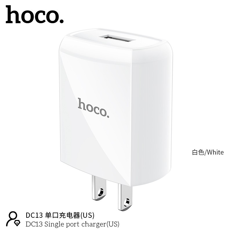 Hoco DC13 Set Single Port Charger 2.4A ชุดหัวชาร์จพร้อมสายชาร์จ สำหรับ ...