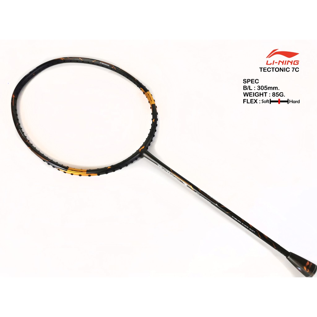 LI-NING ไม้แบดมินตัน รุ่น TECTONIC 7C (AYPQ148-4S) แถมซองใส่แบดมินตัน ...