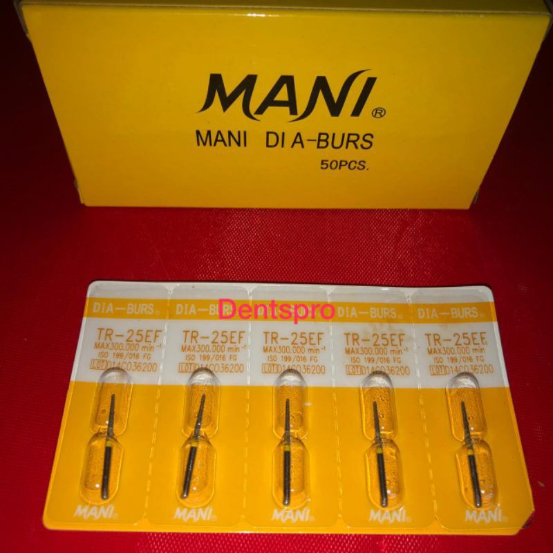 Tappered MANI น้ํายาขัดเงา สีเหลือง TR TF Series Burs | Shopee Thailand