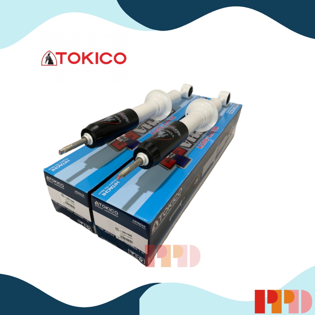 TOKICO Alpha Plus ชนิด Gas คู่หน้า TOYOTA VIGO 4x4 , FORTUNER ปี 04-15 ...
