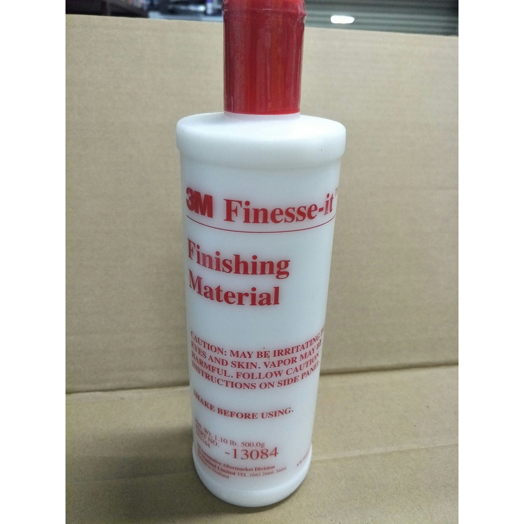 น้ำยาขัดเงา ฝาแดง 3M 13084 Finesse-it Finishing Material 500g | Shopee ...