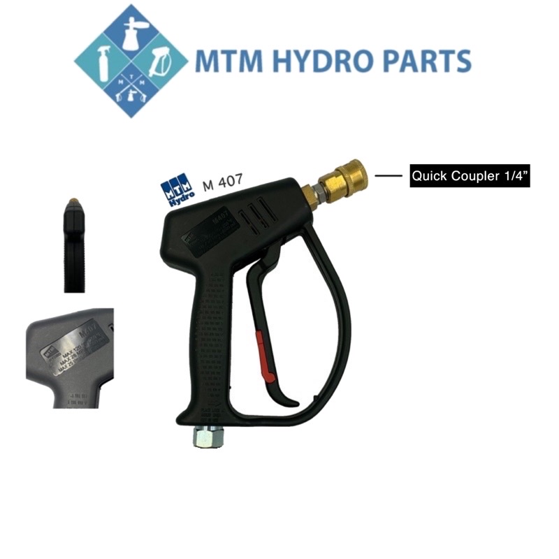 MTM Hydro Parts ปืนฉีดน้ำ แรงดันสูง M407 Spray gun Made in Italy 🇮🇹 ...