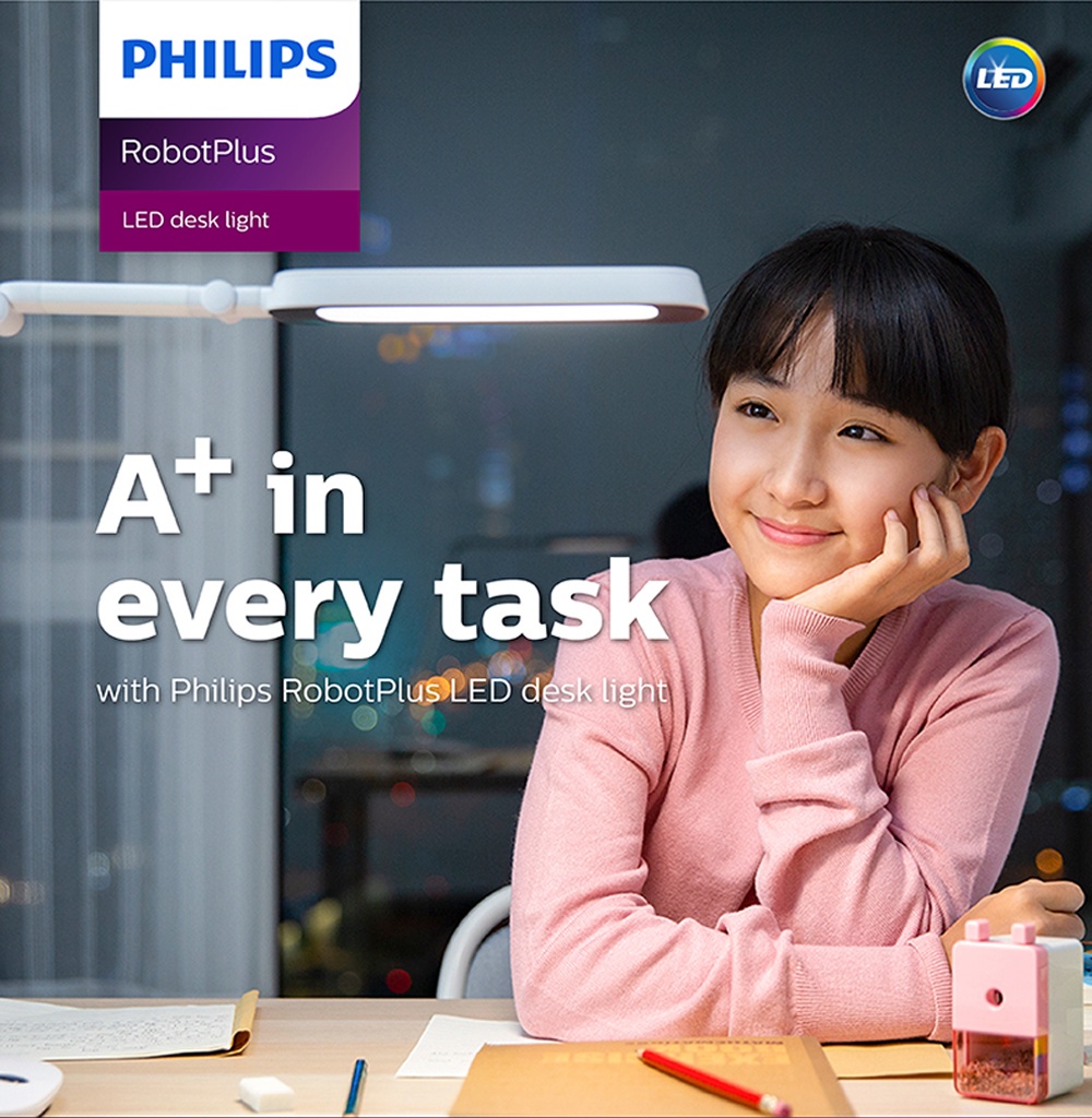 Philips Lighting โคมไฟอ่านหนังสือ LED รุ่น Robotplus 14 วัตต์ (โคมไฟ ...