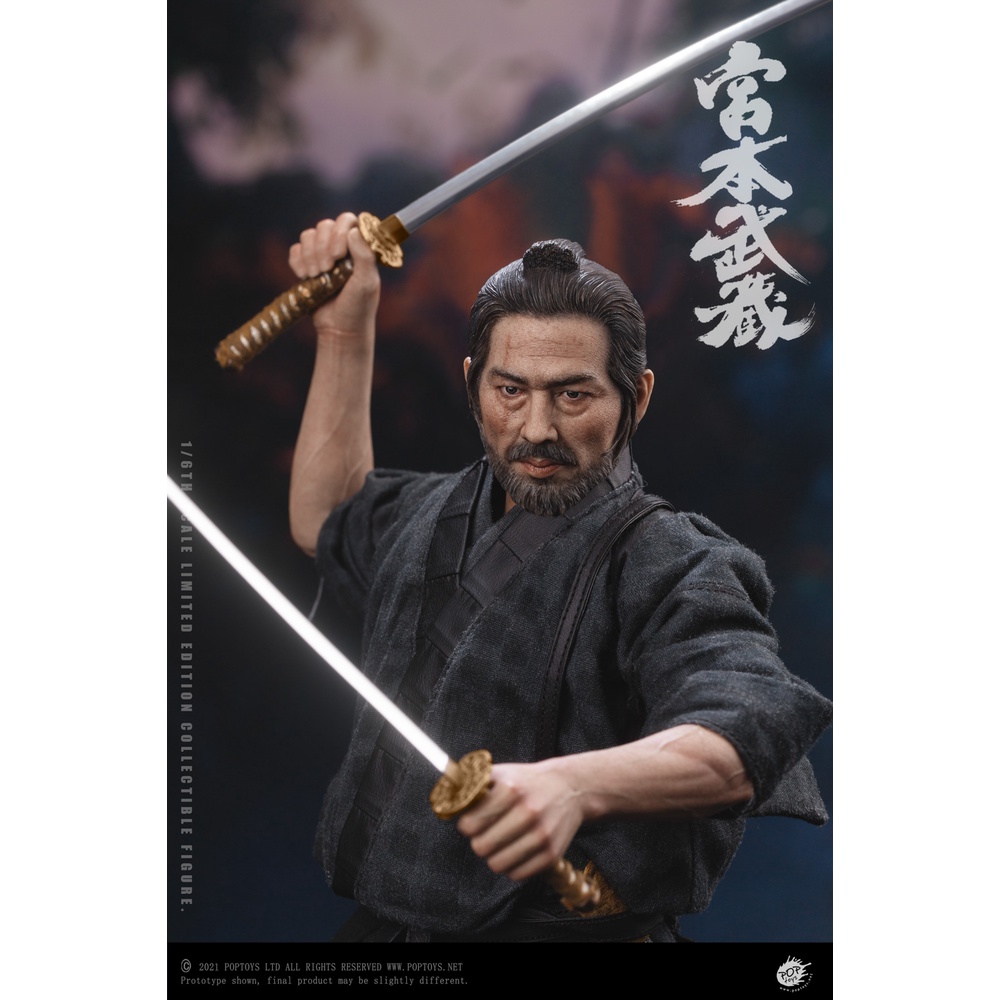 POPTOYS 1/6 EX037 Miyamoto Musashi Action figure (ฟิกเกอร์ มิยาโมโต้ มุ ...