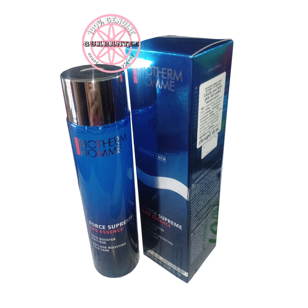 แท้ป้ายไทย ผลิต03/23 BIOTHERM HOMME Force Supreme Life Peel Essence ...