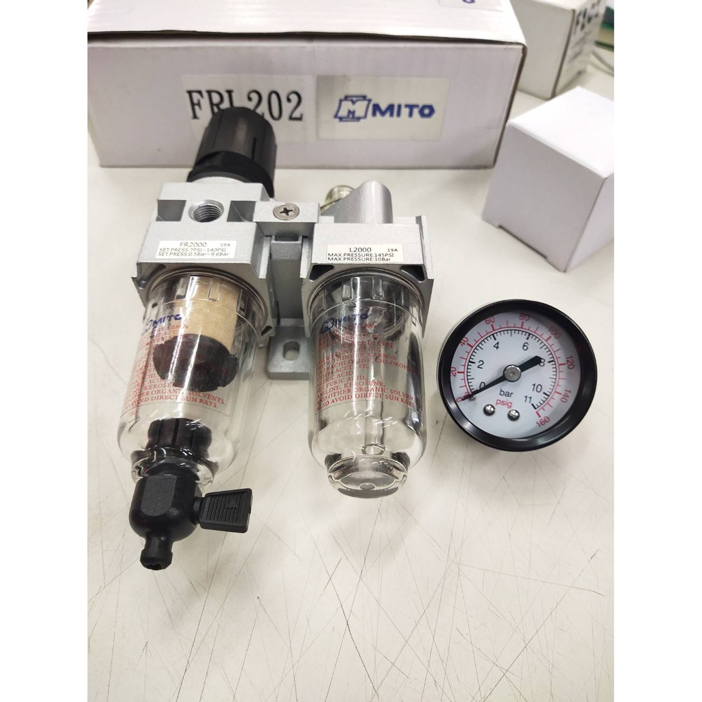 ชุดกรองลม 1/4" MITO FRL-202 | Shopee Thailand