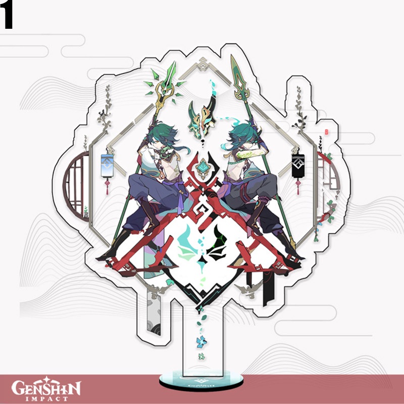 Genshin impact figure Kinich Navia Mualani ขาตั้งอะคริลิค ขาตั้ง Furina ...