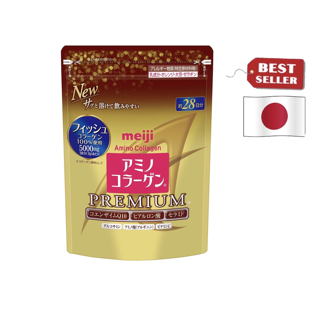 Meiji - Premium Amino Collagen [28 days] [Refill Pack] [NEW] 【Direct from Japan】 | Shopee Thailand