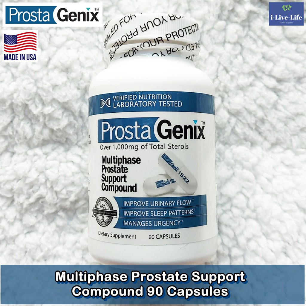 อาหารเสริมพรอสเทท Multiphase Prostate Support Compound 90 Capsules - ProstaGenix | Shopee Thailand