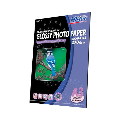 Hi-jet กระดาษโฟโต้ ผิวมัน เคลือบด้านหลังพิเศษ Inkjet Platinum Glossy ...