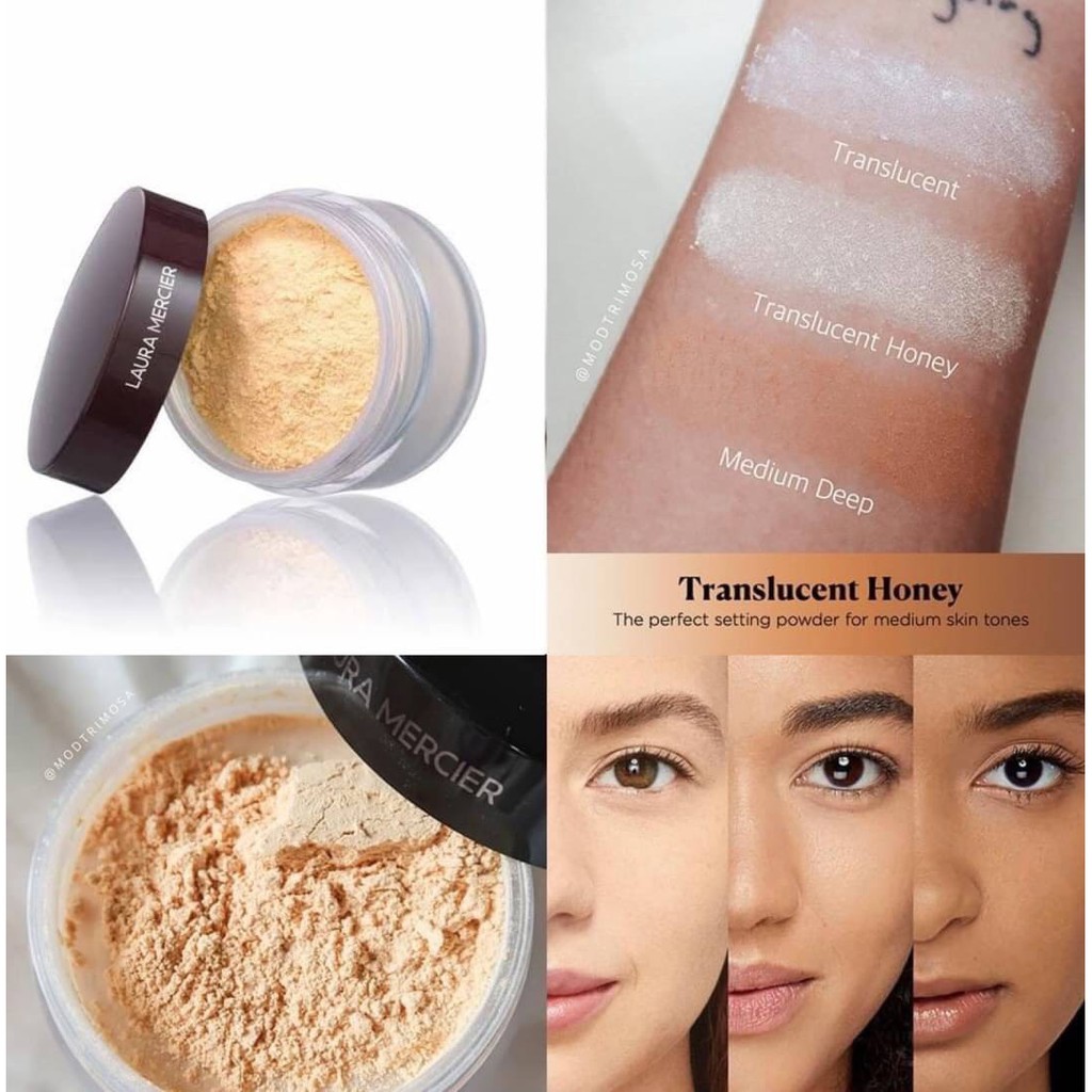 Laura Mercier Loose Setting Powder Translucent Honey | Shopee Thailand