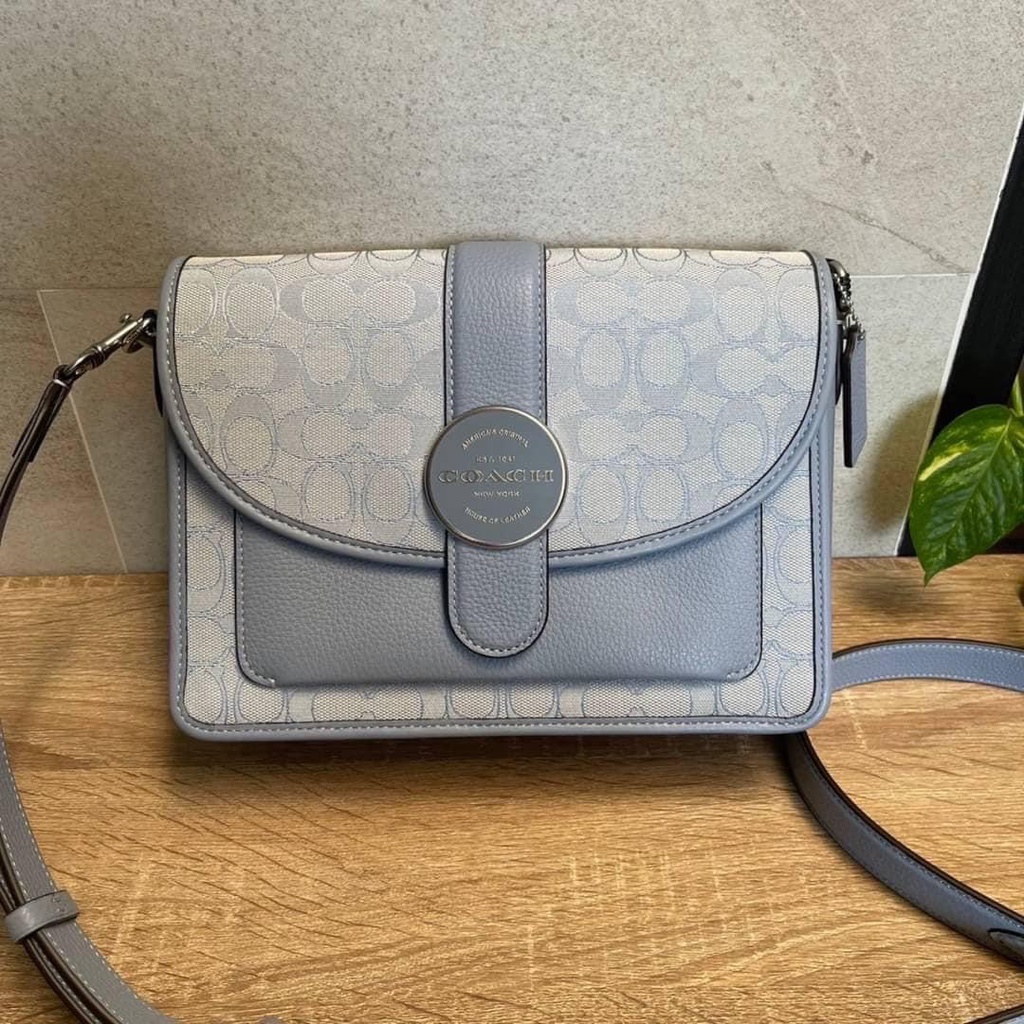 COACH C8307 LONNIE CROSSBODY IN SIGNATURE JACQUARD | Shopee Thailand