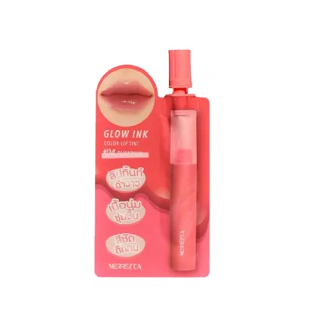 Merrezca Glow Ink Color Lip Tint 2ml ลิปทินท์ที่สามารถใช้ได้ทั้งแก้มและ ...