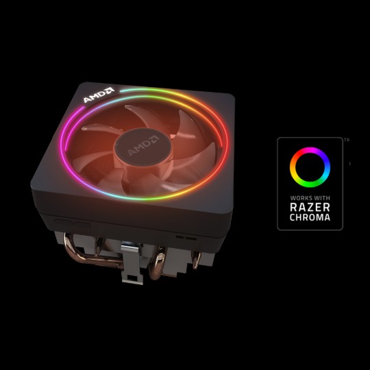 Wraith Prism n ใหม่ AMD ARGB CPU Cooler AMD ฮีทซิงค์พัดลม AM4 ryzen ...