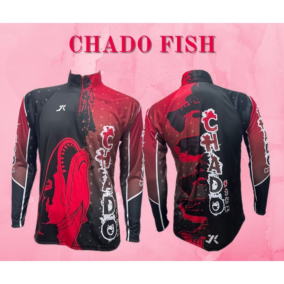 JK Thailand เสื้อตกปลา CHADO FISH ป้องกันรังสี UV 80% แห้งเร็ว | Shopee ...
